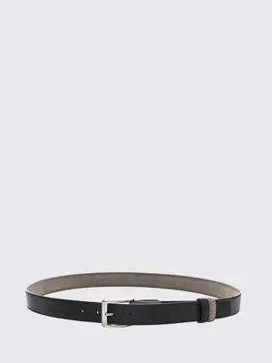 Hogan Reversible Leather Belt - Beige