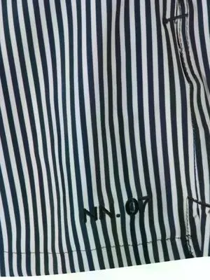 Nn07 Vertical Stripe Swim Shorts