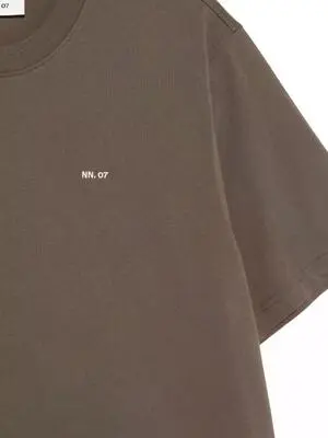 Nn07 Logo-print T-shirt - Brown