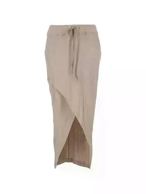 THOM KROM Front Crossed Maxi Skirt - Neutrals
