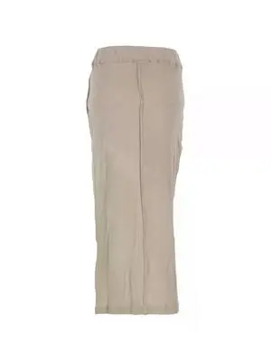 THOM KROM Front Crossed Maxi Skirt - Neutrals