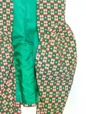 Comme Des Garçons Geometric Pattern Sculptural Coat