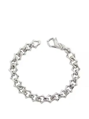Emanuele Bicocchi Polished Sharp Chain Bracelet - Silver
