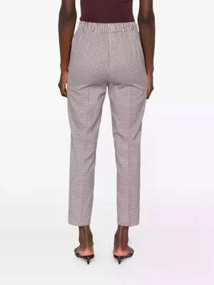 CARLA G. Checked Trousers