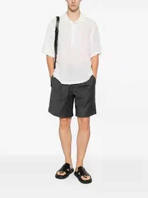 BRIGLIA 1949 Molokaip Pleated Drawstring Shorts