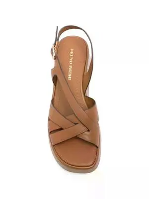 BRUNO PREMI Crossover-strap Platform Sandals