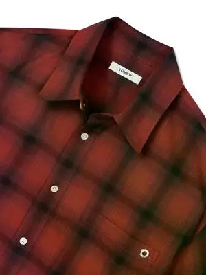 STUDIO TOMBOY Check-pattern Short-sleeve Shirt