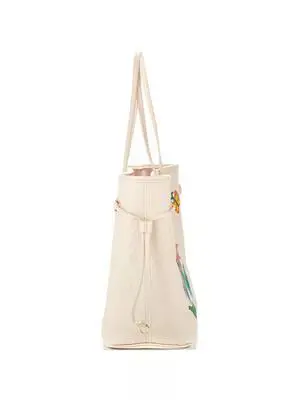 LOUIS VUITTON X Yayoi Kusama 2023 Mm Neverfull Tote Bag - Neutrals
