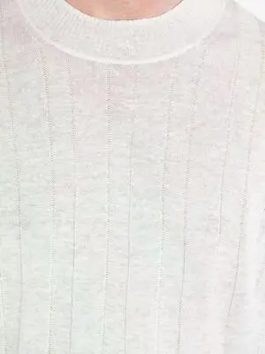 BALLANTYNE Ribbed-knit T-shirt
