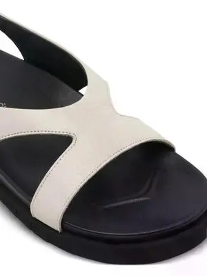 ANGEL ALARCON Leather Flat Sandals