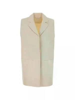 Co Notch Lapel Waistcoat - Neutrals