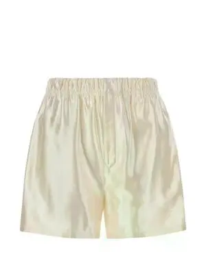 Carven Satin Finish Elasticated Waist Shorts