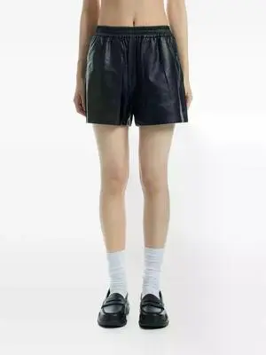 ARMA Leather Fyona Shorts - Black