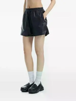 ARMA Leather Fyona Shorts - Black