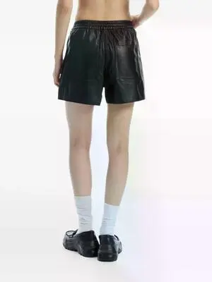 ARMA Leather Fyona Shorts - Black