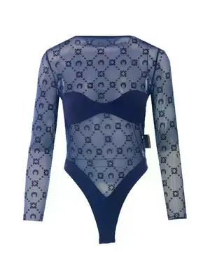 Marine Serre Long Sleeve Bodysuits