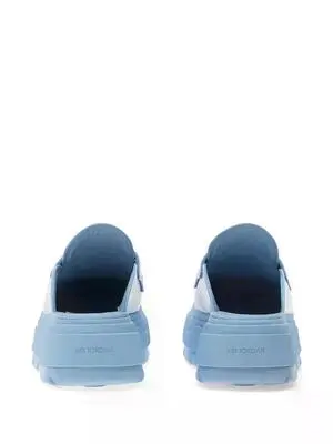 JORDAN Logo Plaque Platform Mules