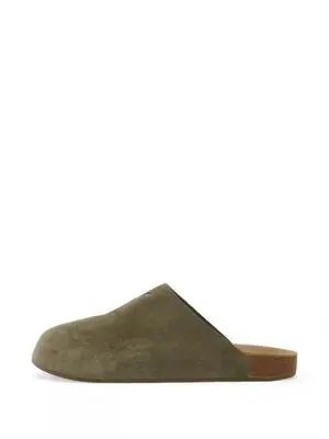 Adidas Adimule Suede Mules - Green