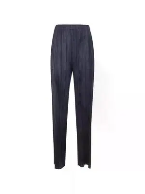 Issey Miyake Straight-leg Trousers - Blue