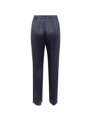 Issey Miyake Straight-leg Trousers - Blue
