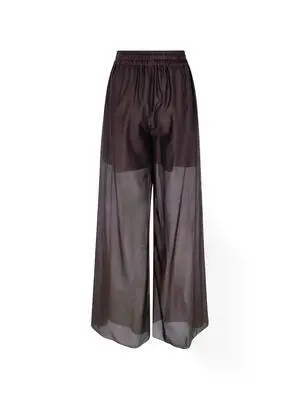 DRHOPE Sheer Straight-leg Trousers