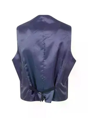 Tagliatore Wool Waistcoat - Blue