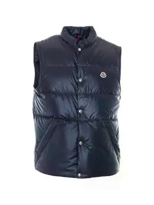 Moncler High Neck Vests For Men