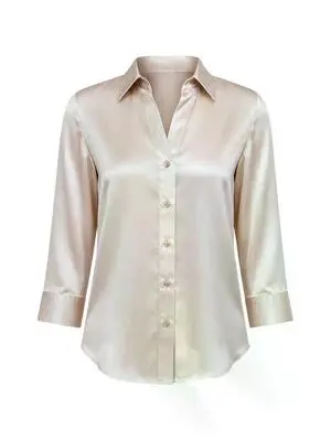 L'Agence Dani Shirt - Neutrals