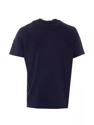 Moncler Logo-embroidered T-shirt - Blue