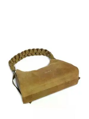 COCCINELLE Braided Handle Shoulder Bag - Neutrals