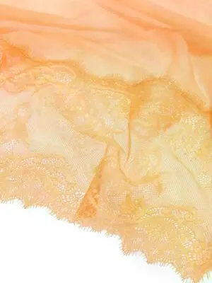 Ermanno Scervino Lace-trim Cashmere Scarf