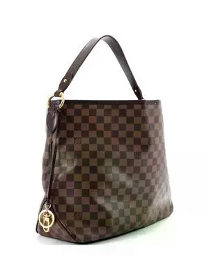 LOUIS VUITTON Damier Pm Hobo Bag - Brown