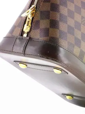 LOUIS VUITTON Alma Satchel - Brown
