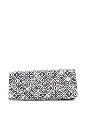 LOUIS VUITTON Onthego Limited Edition Monogram Jacquard Gm Tote Bag - Black