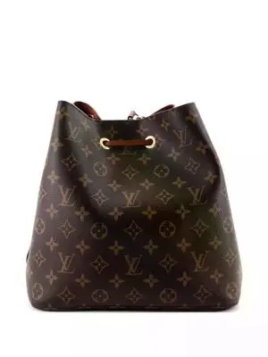 LOUIS VUITTON Monogram Canvas Neonoe Mm Bucket Bag - Brown