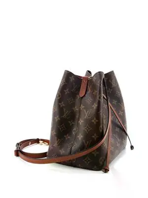 LOUIS VUITTON Monogram Canvas Neonoe Mm Bucket Bag - Brown