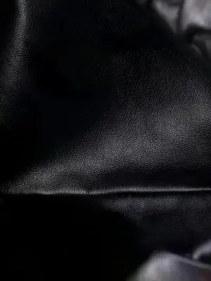 Bottega Veneta The Chain Pouch Leather Shoulder Bag - Black