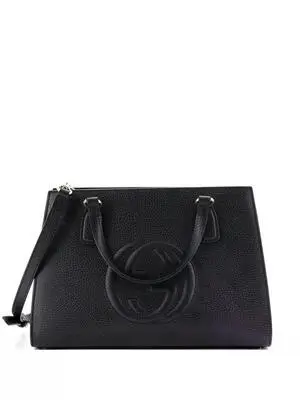 Gucci Soho Convertible Top Handle Leather Medium Satchel