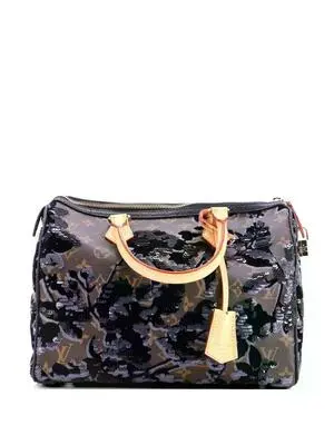 LOUIS VUITTON Monogram Canvas Speedy Satchel - Brown