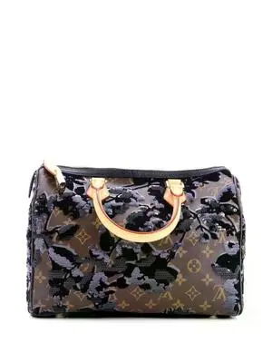 LOUIS VUITTON Monogram Canvas Speedy Satchel - Brown