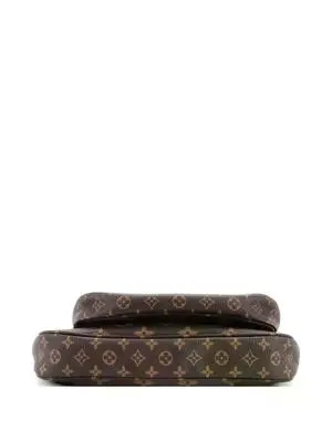 LOUIS VUITTON Multi Pochette Accessoires Monogram Canvas Crossbody Bag - Brown
