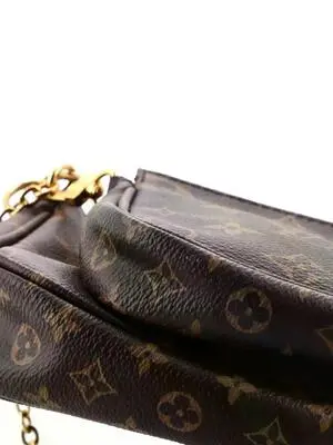 LOUIS VUITTON Multi Pochette Accessoires Monogram Canvas Crossbody Bag - Brown