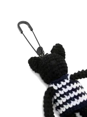 JUUN.J Crochet Knit Cat Keyring