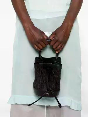 JUUN.J Woven Drawstring Tote Bag