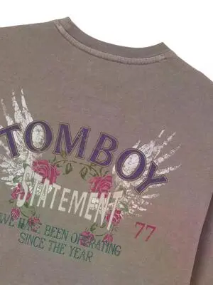 STUDIO TOMBOY Graphic-print T-shirt - Grey