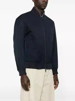 BOSS Aston Martin Zip-up Ribbed-trim Jacket