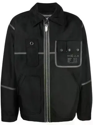 DIESEL® Piped-trim Canvas Jacket