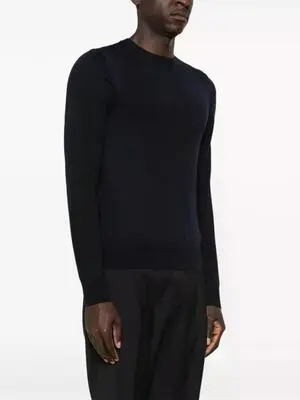 Emporio Armani Virgin Wool Crew Neck Sweater
