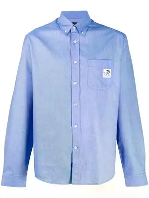 DIESEL® Logo Patch Oxford Shirt
