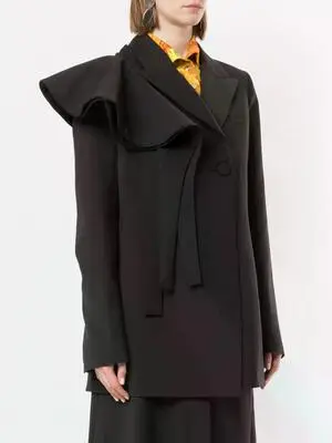ELLERY School Yard Blazer With Ruffle Detail